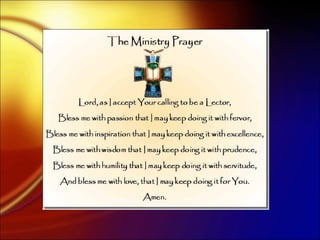 Lectors and commentators | PPT