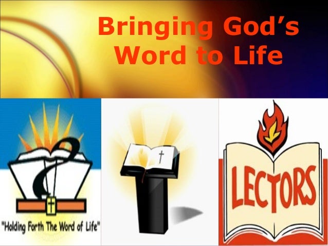 Lectors and commentators