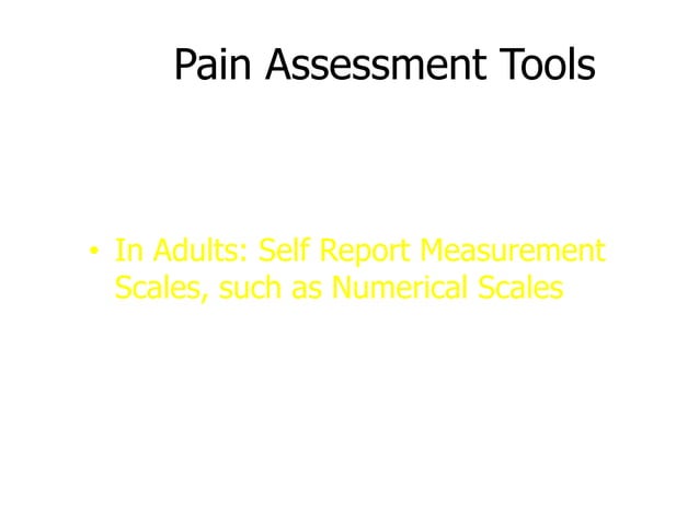 pain mangement Lecture for 3rd year MBBS | PPT