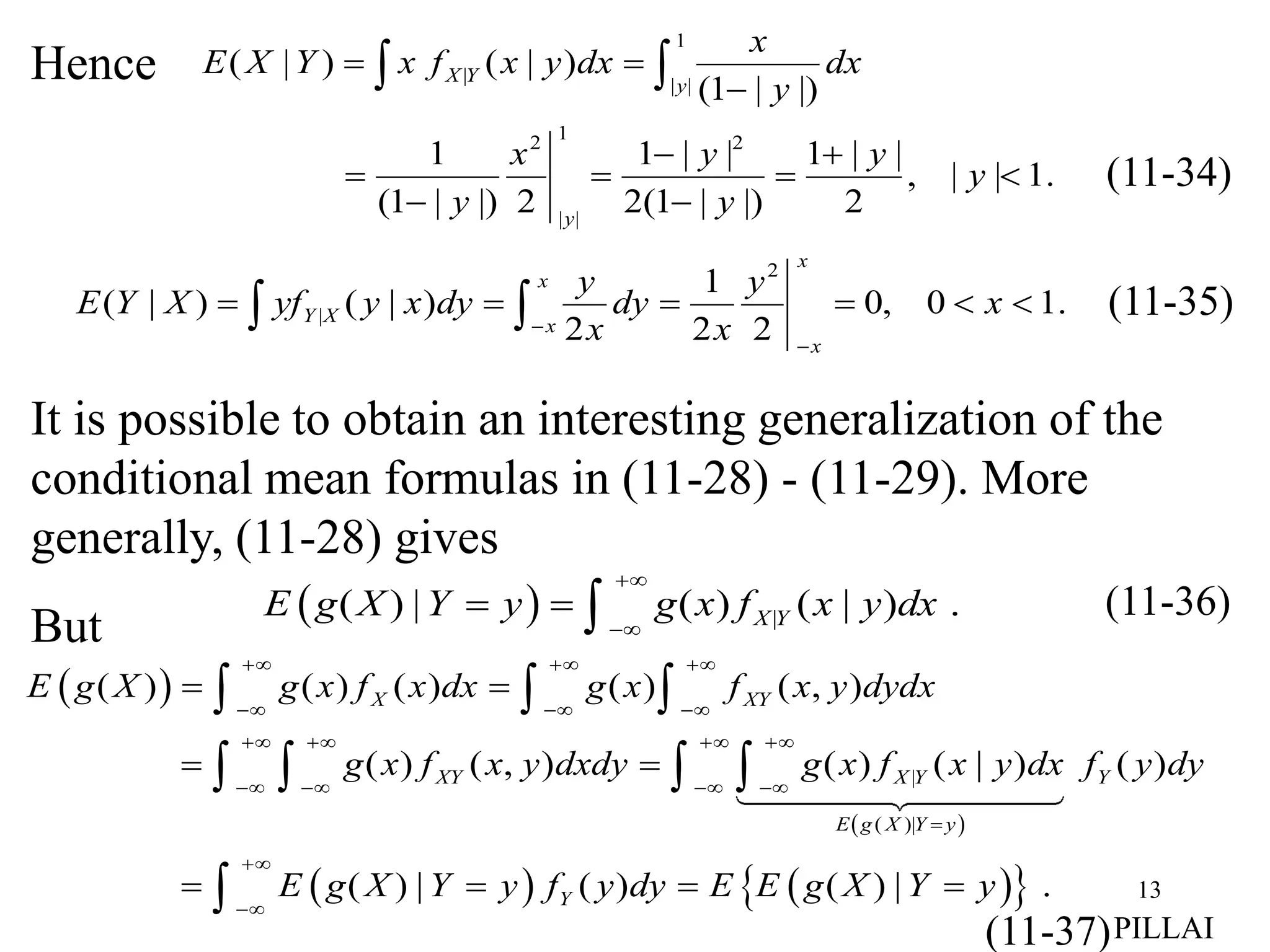 Conditional Density Function Ectr11a Ppt