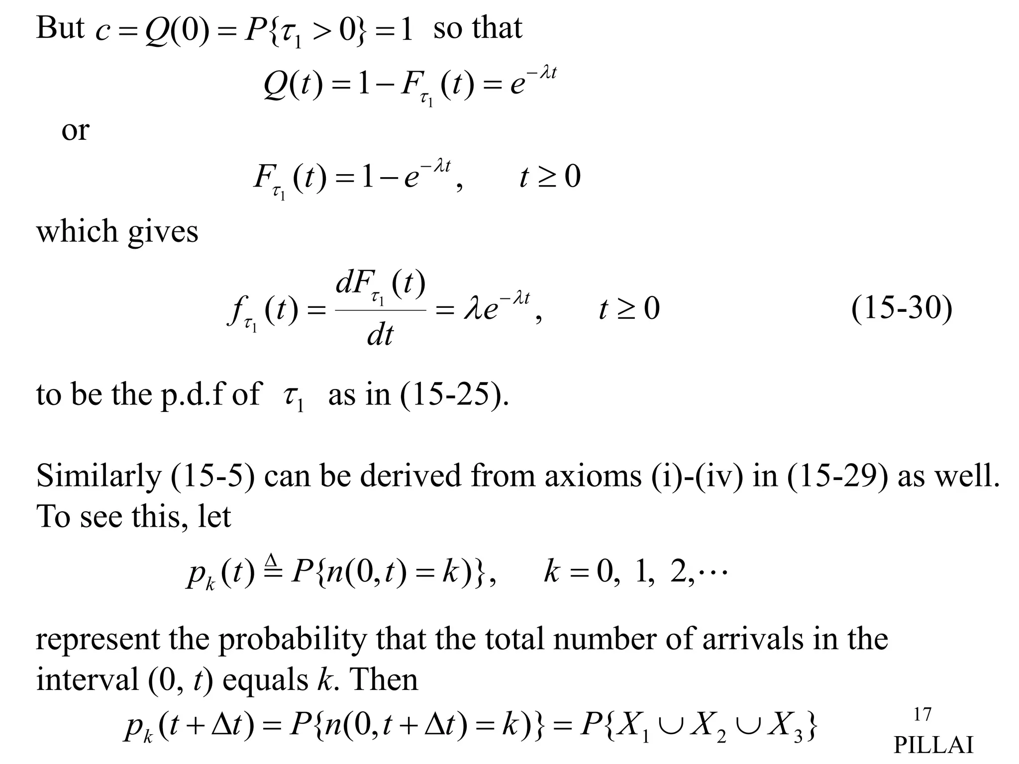 Poisson process and explaination lectr15.ppt
