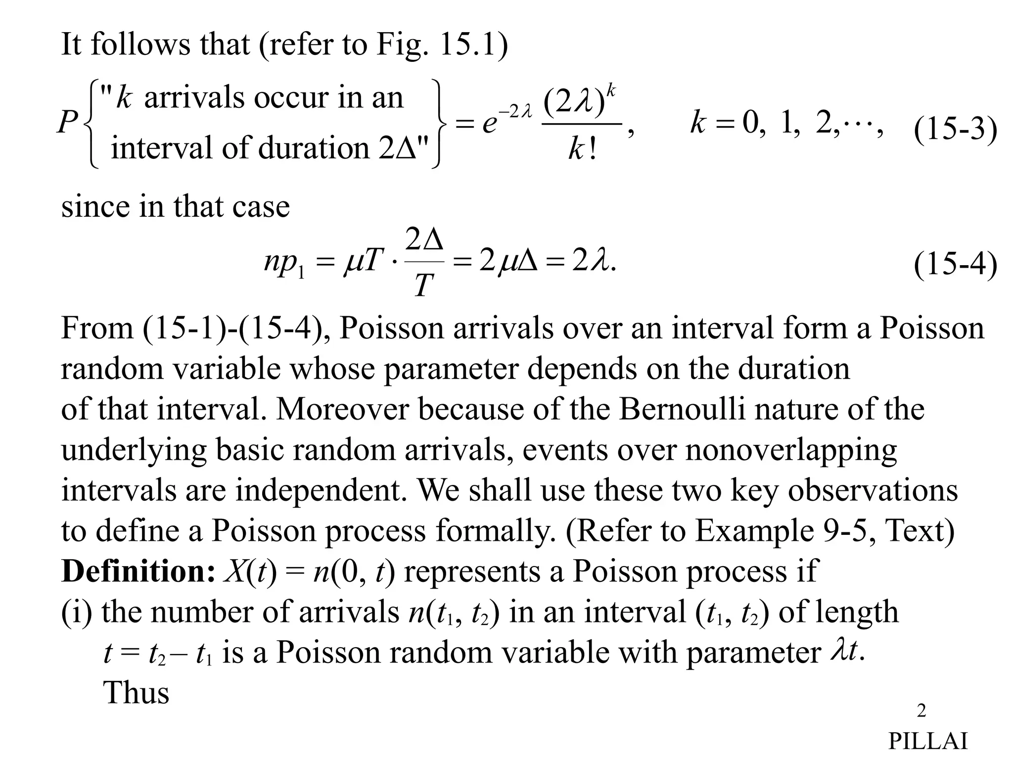 Poisson process and explaination lectr15.ppt