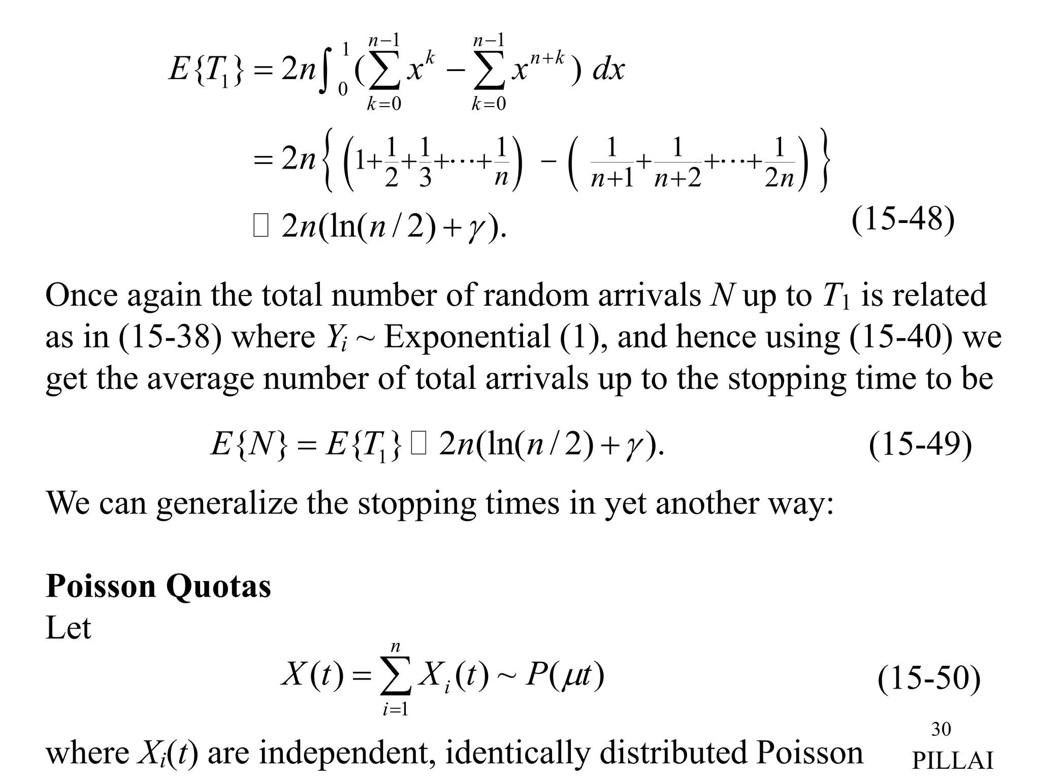 Poisson process and explaination lectr15.ppt