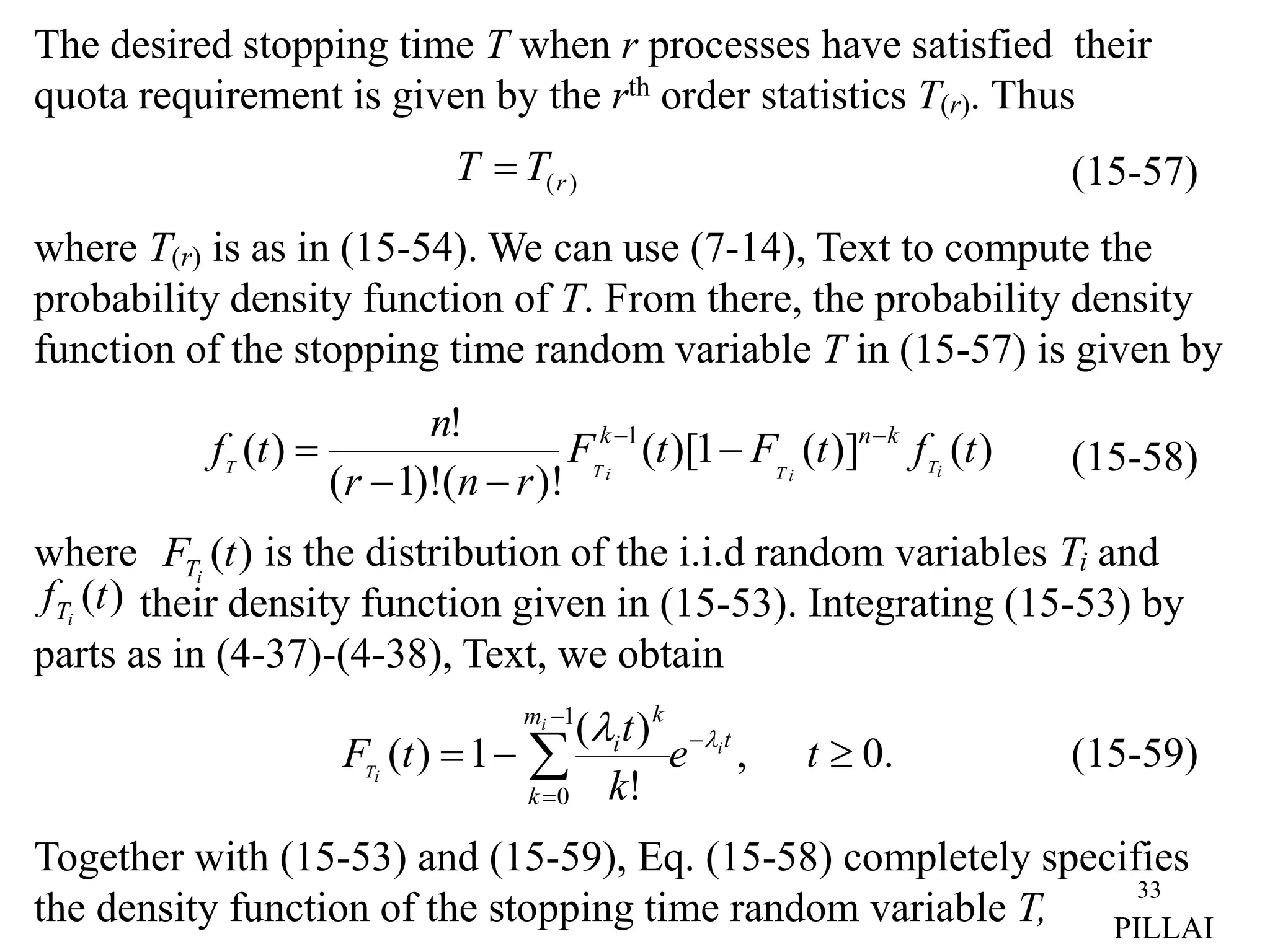 Poisson process and explaination lectr15.ppt | Physics | Science