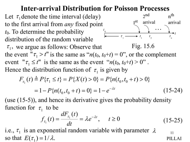 Poisson process and explaination lectr15.ppt | Physics | Science
