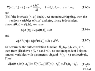Poisson process and explaination lectr15.ppt