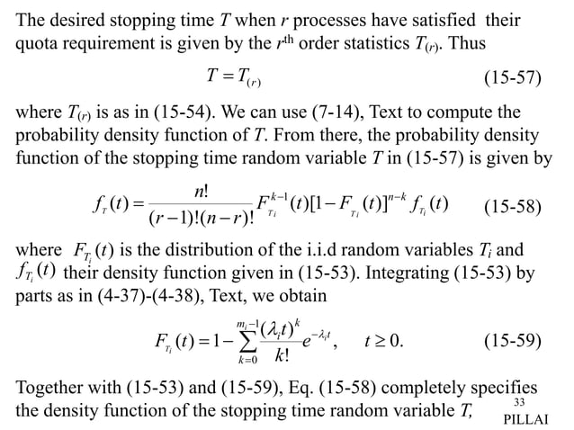 Poisson process and explaination lectr15.ppt | Physics | Science
