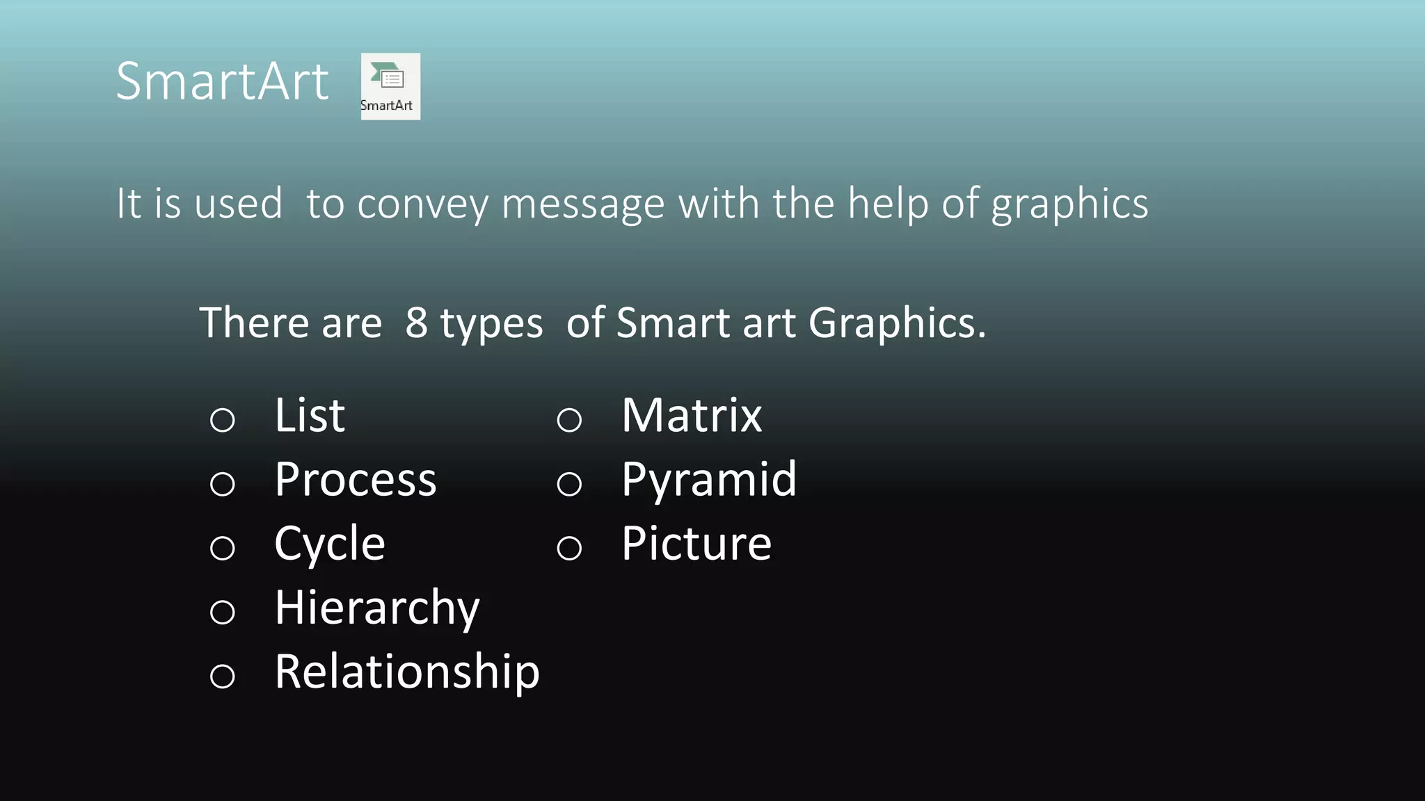 Creating smart art in ms word | PPTX