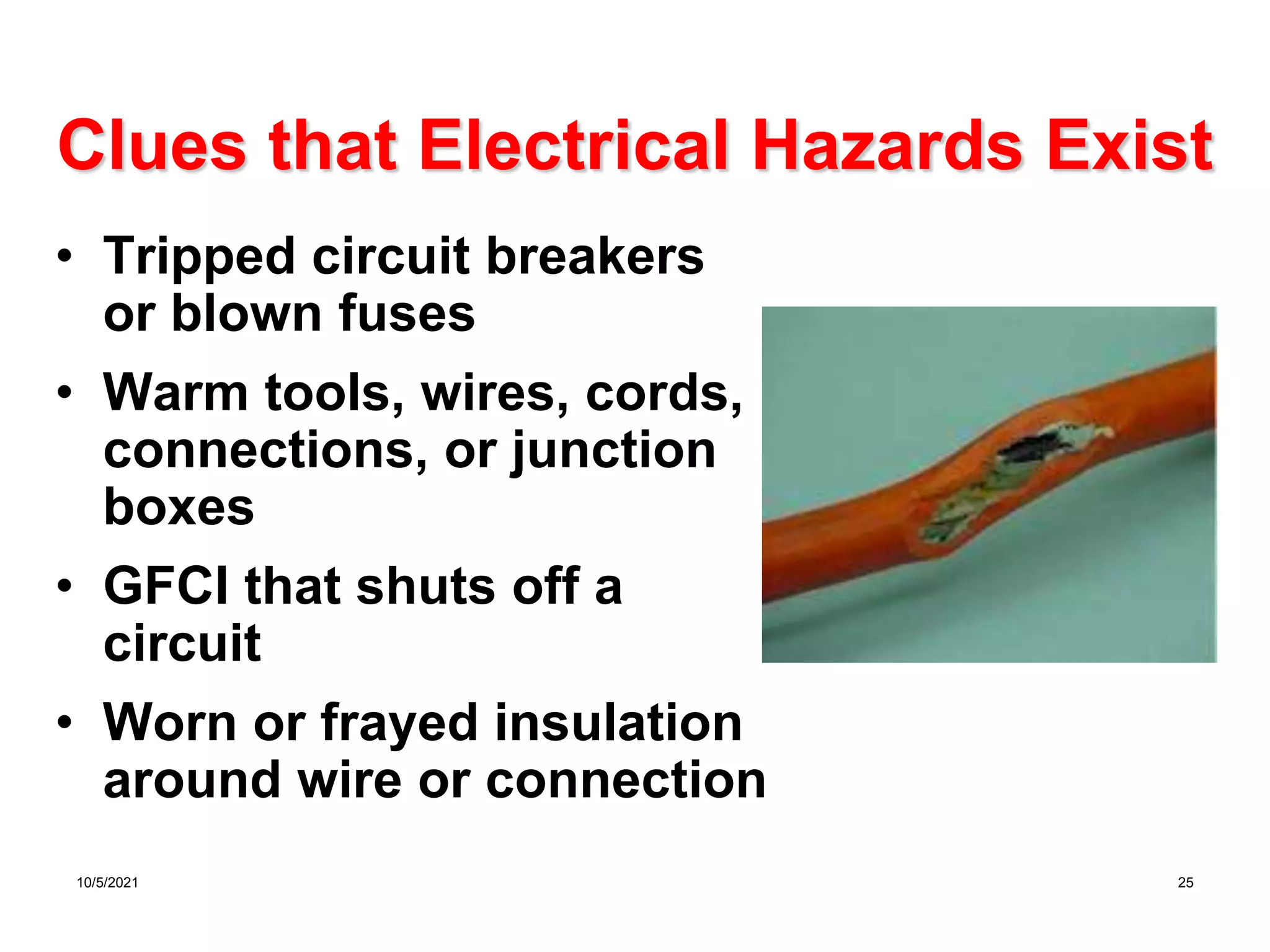 ELectrical hazards | PPT