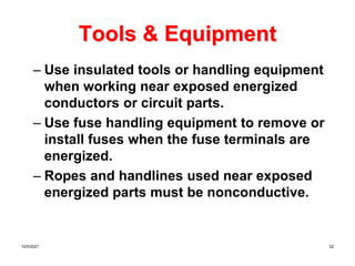 ELectrical hazards | PPT