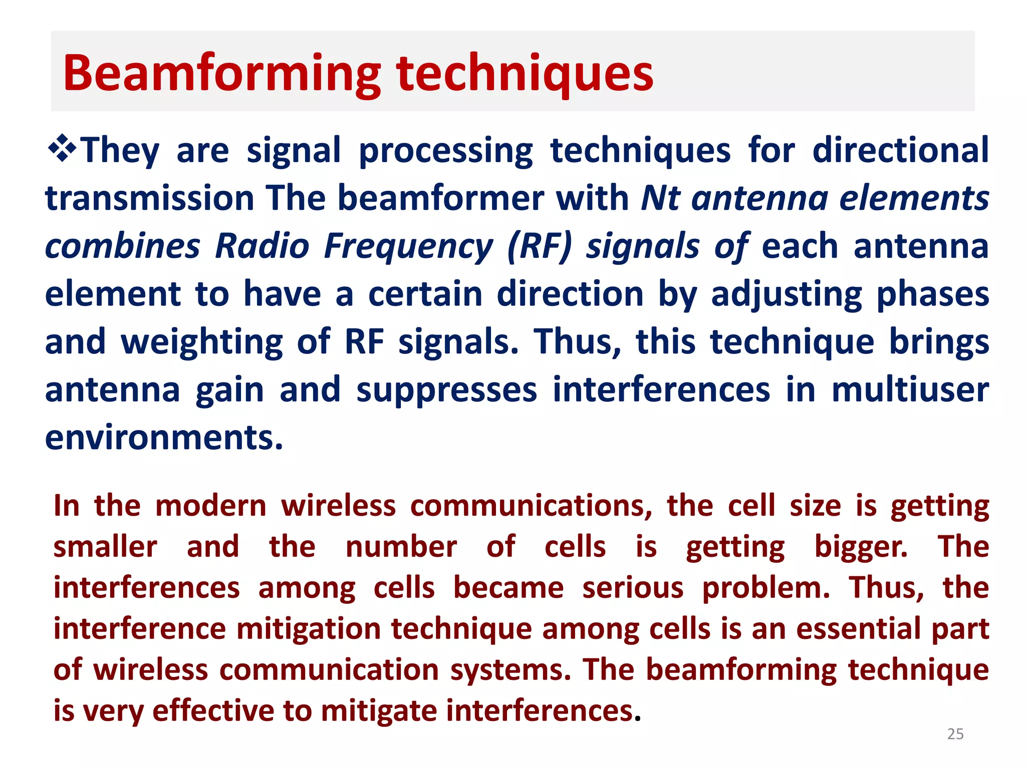 Wireless Channel Impairment Mitigation Techniques | PPTX
