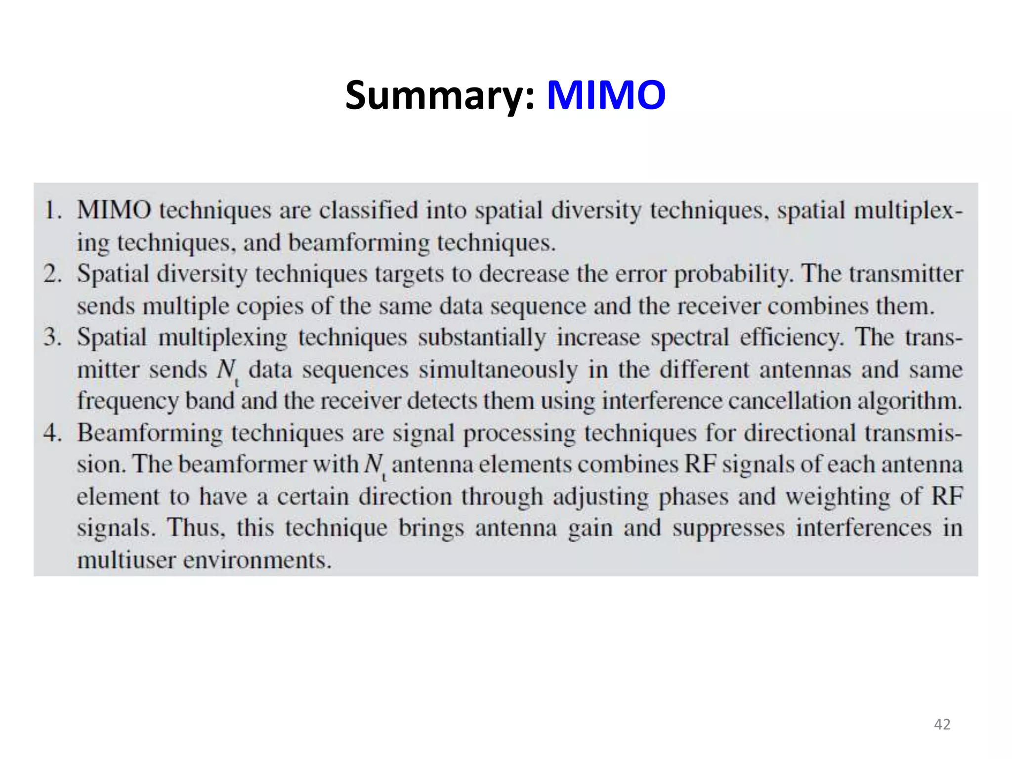 Wireless Channel Impairment Mitigation Techniques | PPTX