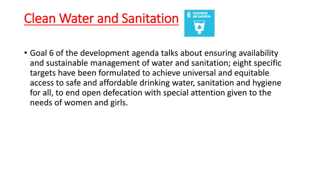 Lect SGD The Global Sustainable Development Goals Numericals.pptx