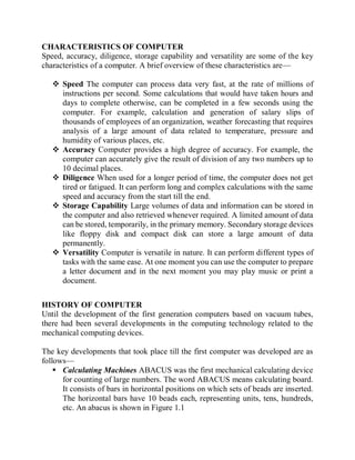 Introduction to computer | PDF