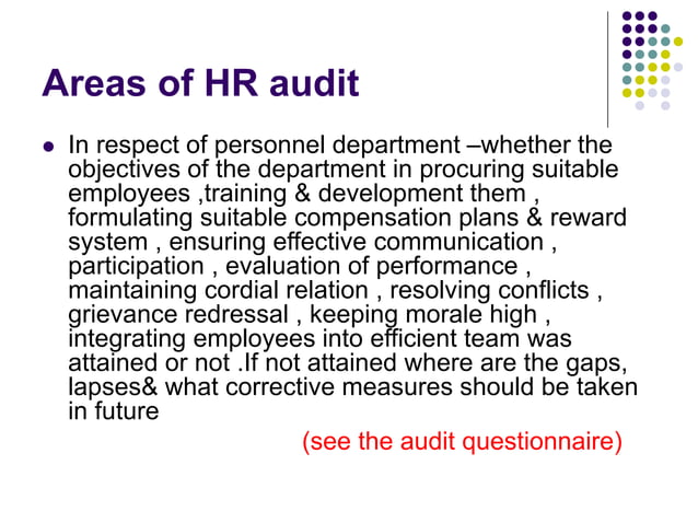 Lectuer 12 Hr measurement & audit.ppt | Human Resources | Business