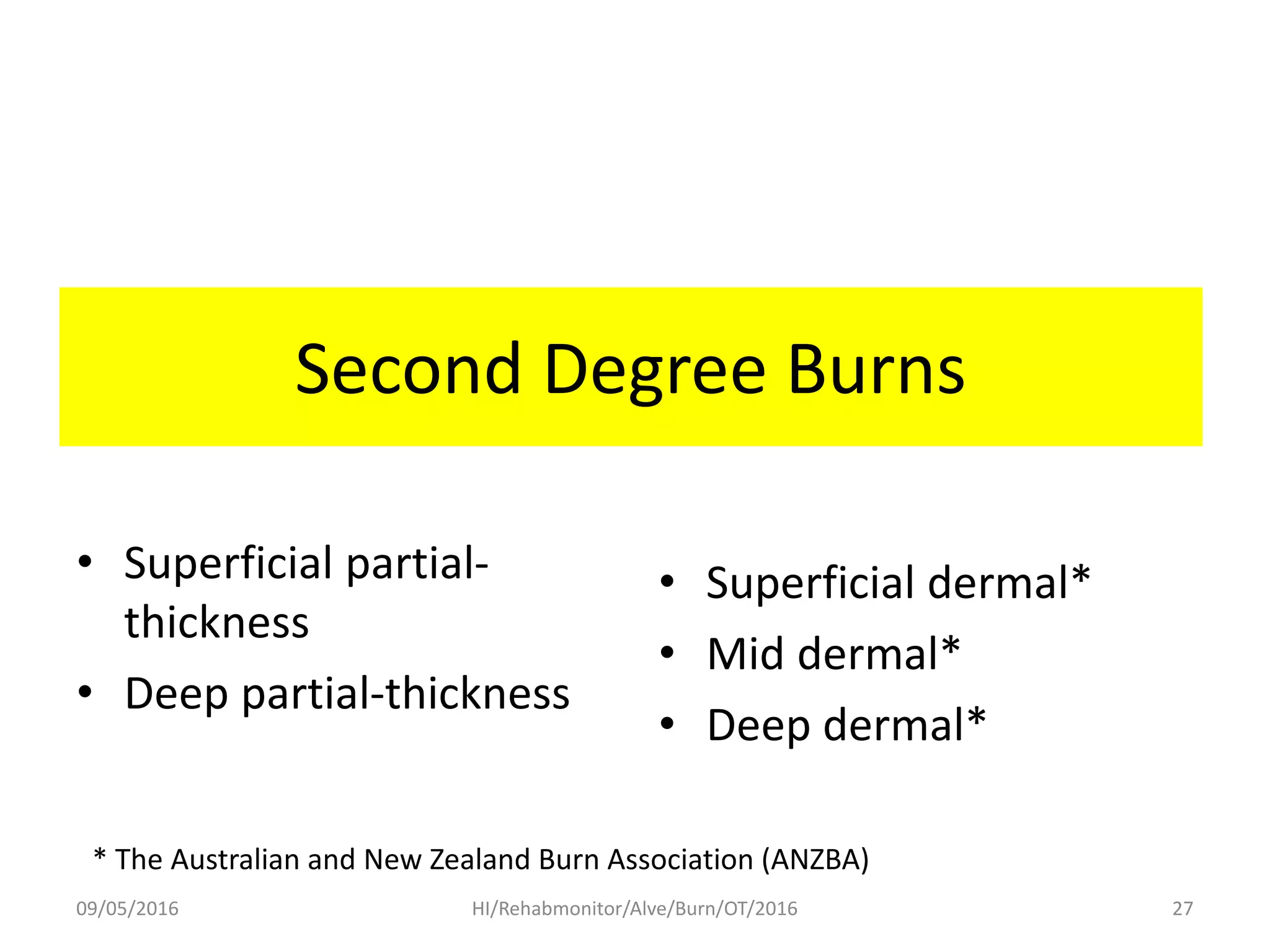 Physical Dysfunction: Burn Rehabilitation | PPTX