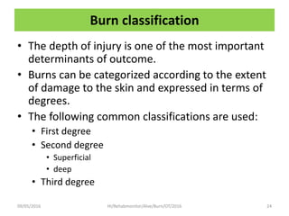 Physical Dysfunction: Burn Rehabilitation | PPTX