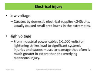 Physical Dysfunction: Burn Rehabilitation | PPTX