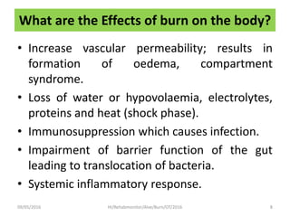 Physical Dysfunction: Burn Rehabilitation | PPTX