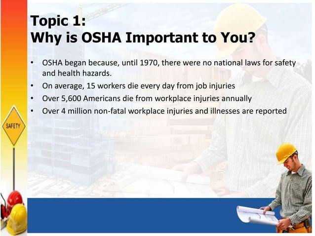 Introduction to OSHA | PPTX