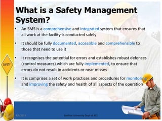 Safety Management System SMS | PPTX | Human Resources | Business