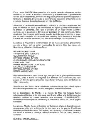 Lectura de-chamalongo-y-la-historia-del-1er-nkisi-app6892 | PDF