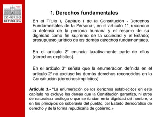 DERECHOS FUNDAMENTALES DE LA PERSONA HUMANA | PDF