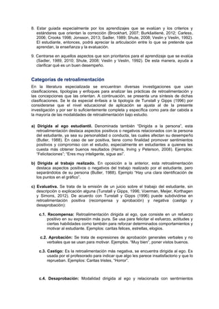 Lectura 2- Orientaciones pedagógicas para brindar retroalimentación a ...