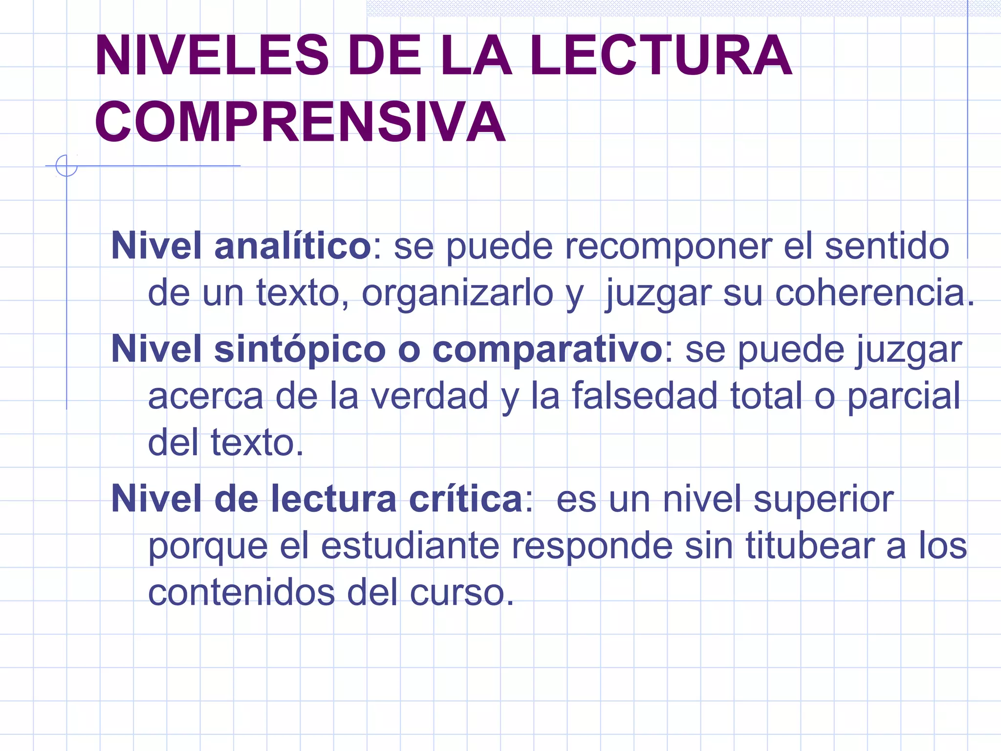 Lectura comprensiva | PPT