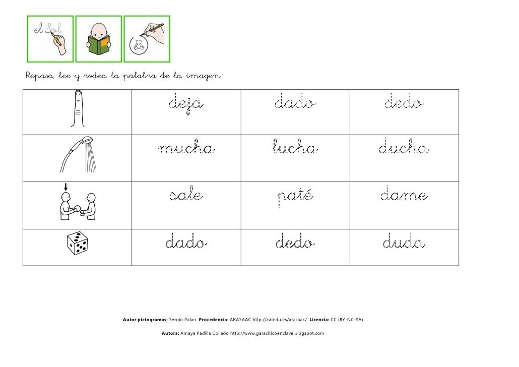 Palabras con d - Imagui