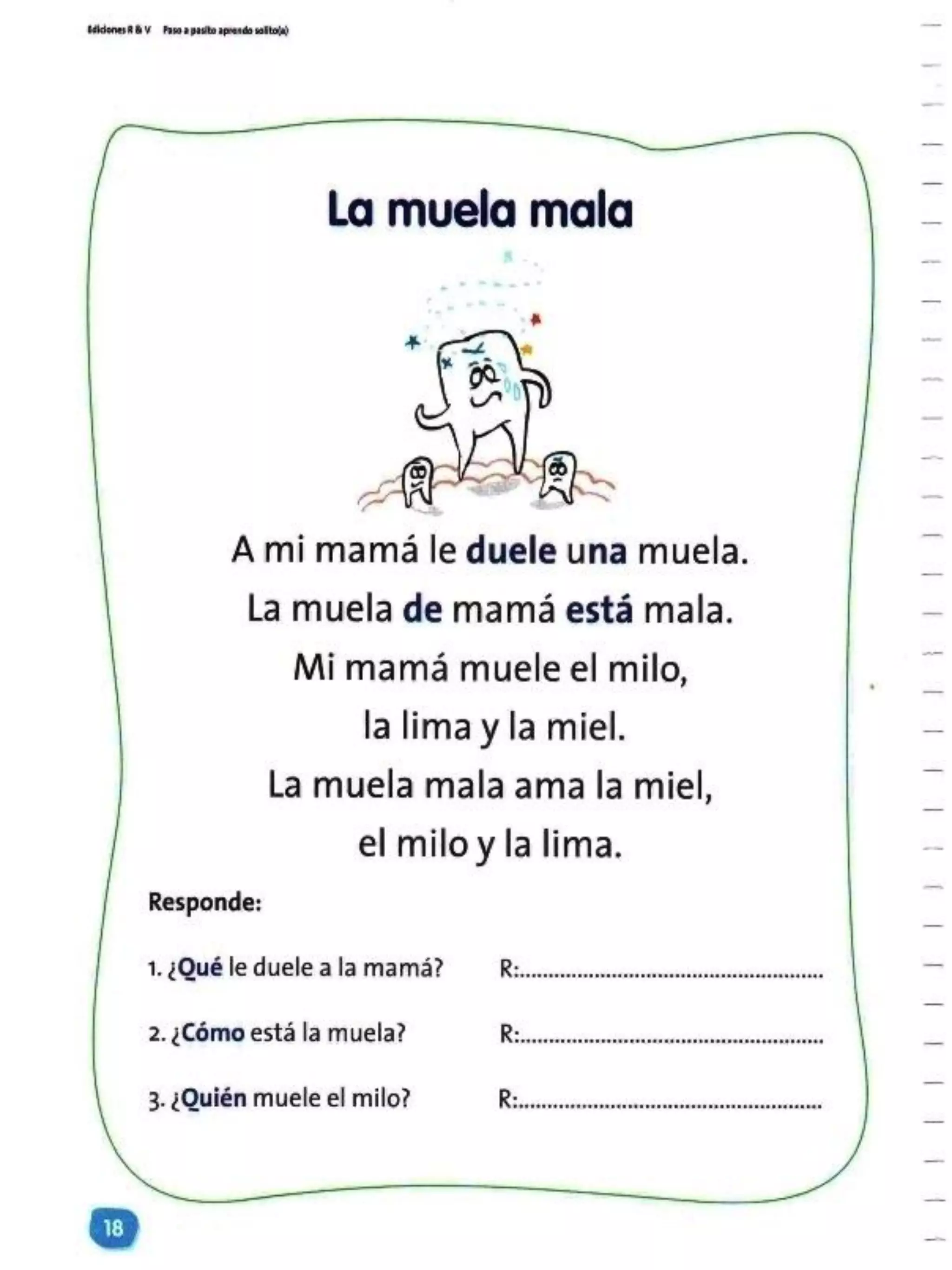 Lectura comprensiva paso a pasito aprendo solito(a) me | PDF