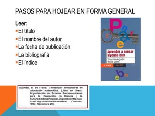 Lectura de exploración completo | PPTX