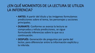 Lectura inferencial | PPTX
