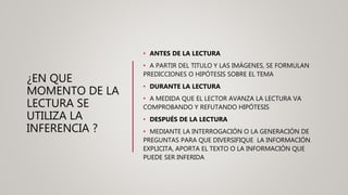 Lectura inferencial | PPTX