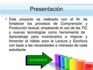 LA COMPRENSIÓN LECTORA | PPT