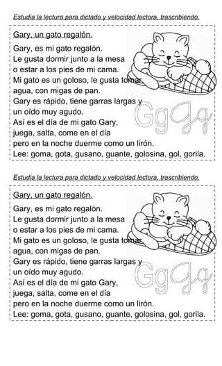 Lectura la g de goto | DOC