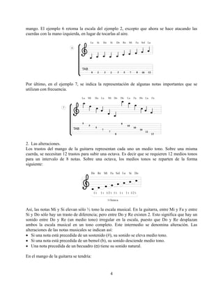 Curso de guitarra Lectura musical para guitarristas partitura | PDF