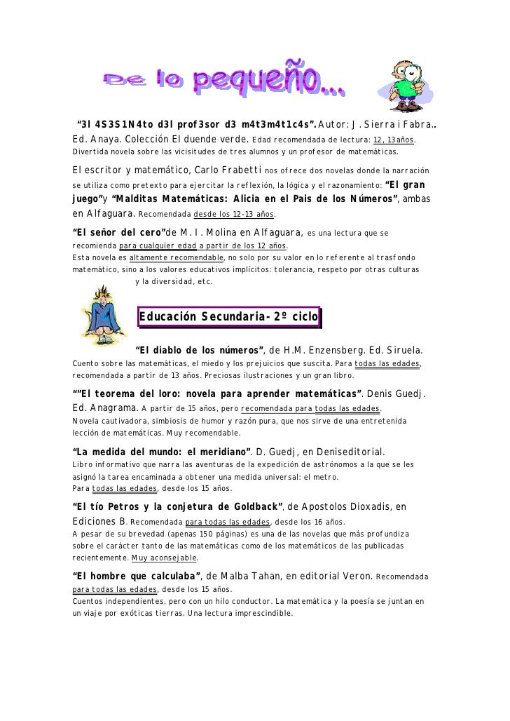 Lecturas MatemáTicas