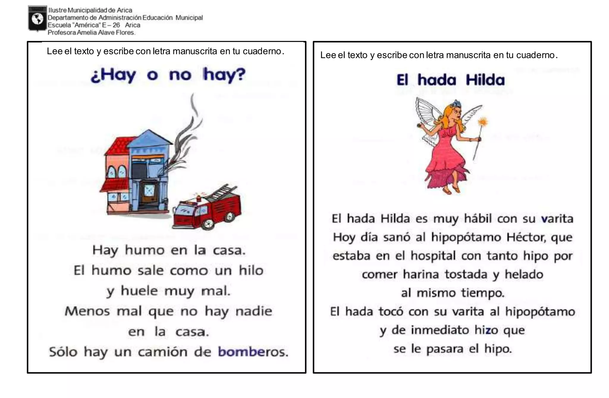 Lecturas Para Primero Básico Docx