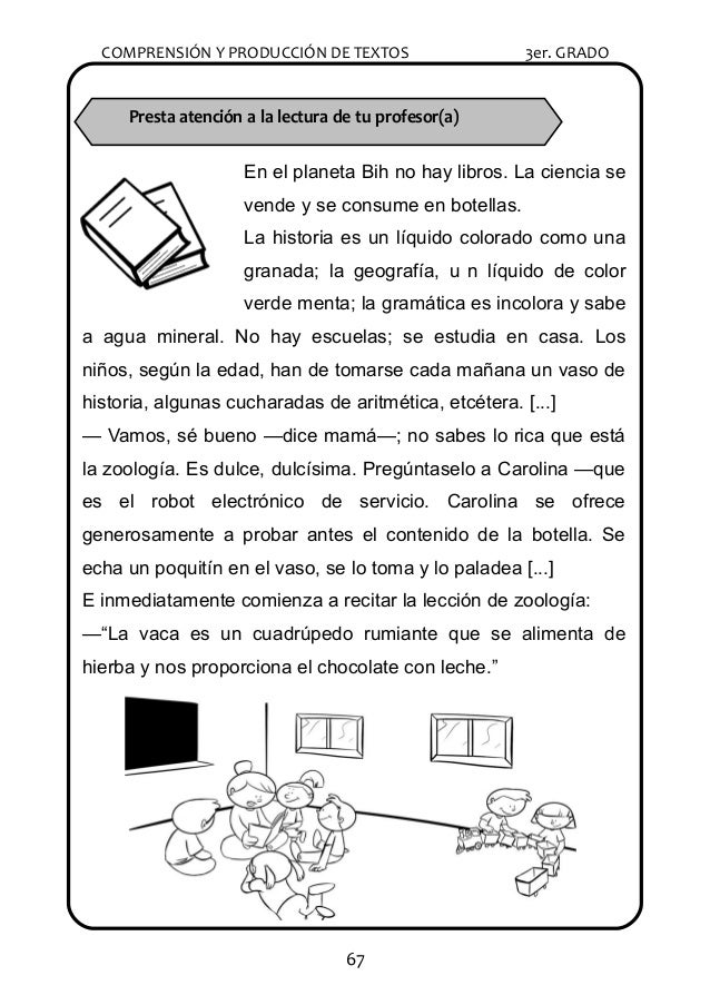 lecturas para el tercer grado de primaria