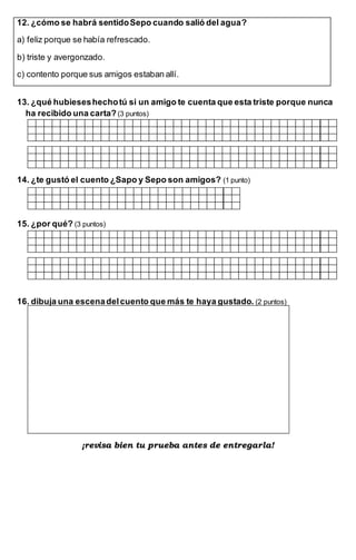 Lectura sapo y sepo son amigos | DOC