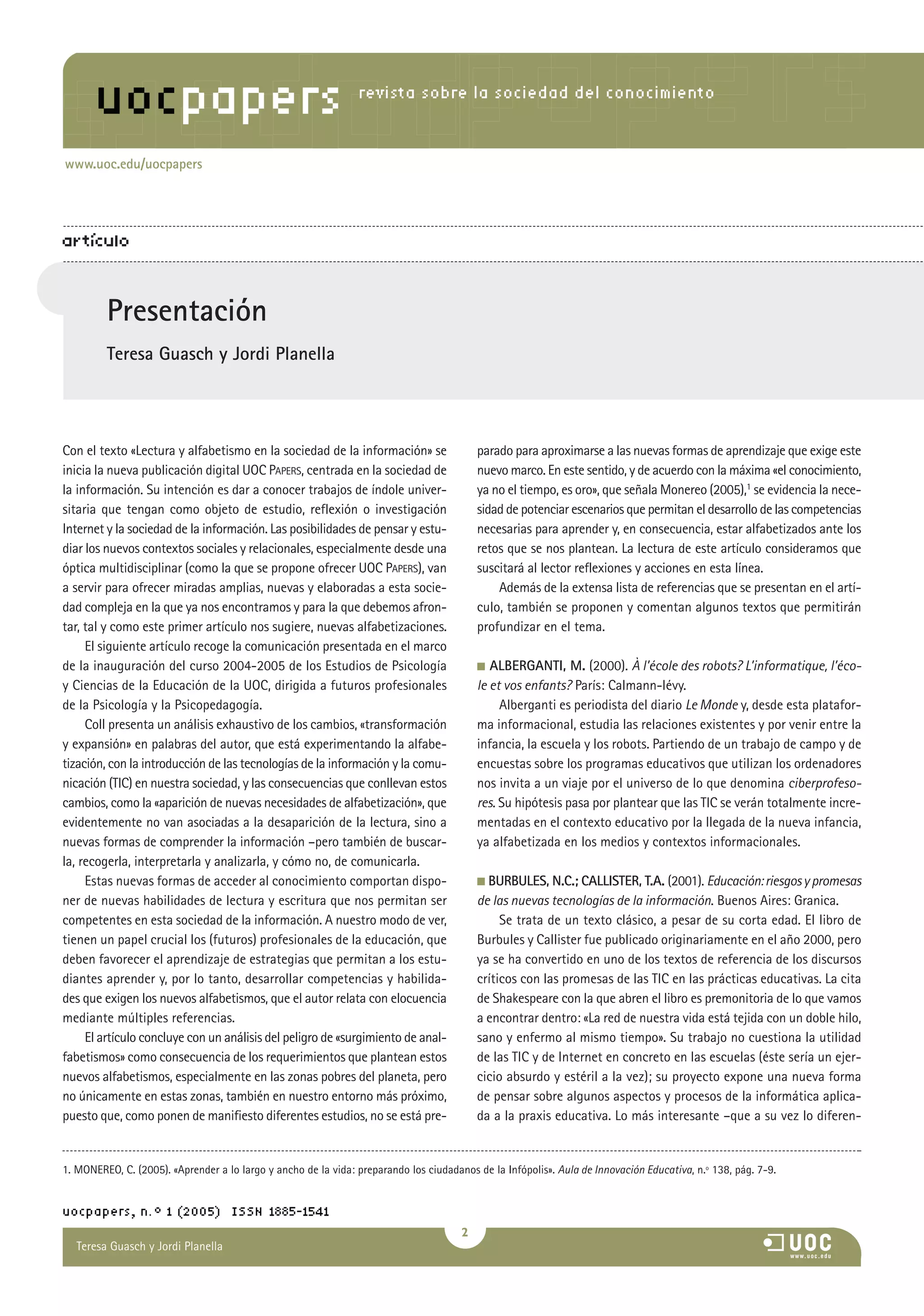 Lectura y alfabetismo | PDF