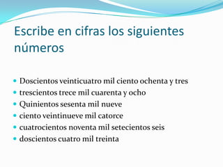 Lectura Y escritura Cantidades | PPTX