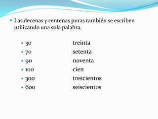 Lectura y escritura de cantidades | PDF