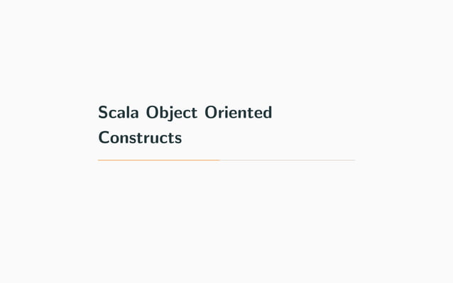 Programming in Scala - Lecture One | PPT
