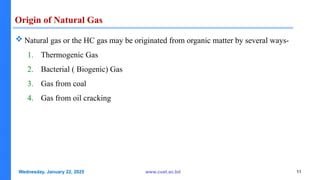 Lecture note on petroleum geology Generation and Migration of petroleum ...