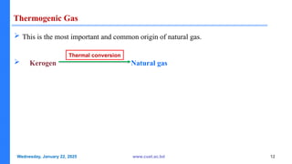 Lecture note on petroleum geology Generation and Migration of petroleum ...
