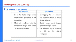 Lecture note on petroleum geology Generation and Migration of petroleum ...