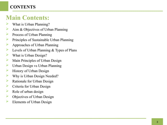 lecture 01 Urban Planning & Urban Design .pptx | Free Download