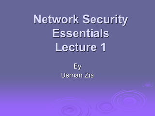 Network security in computer network for BS | PPT